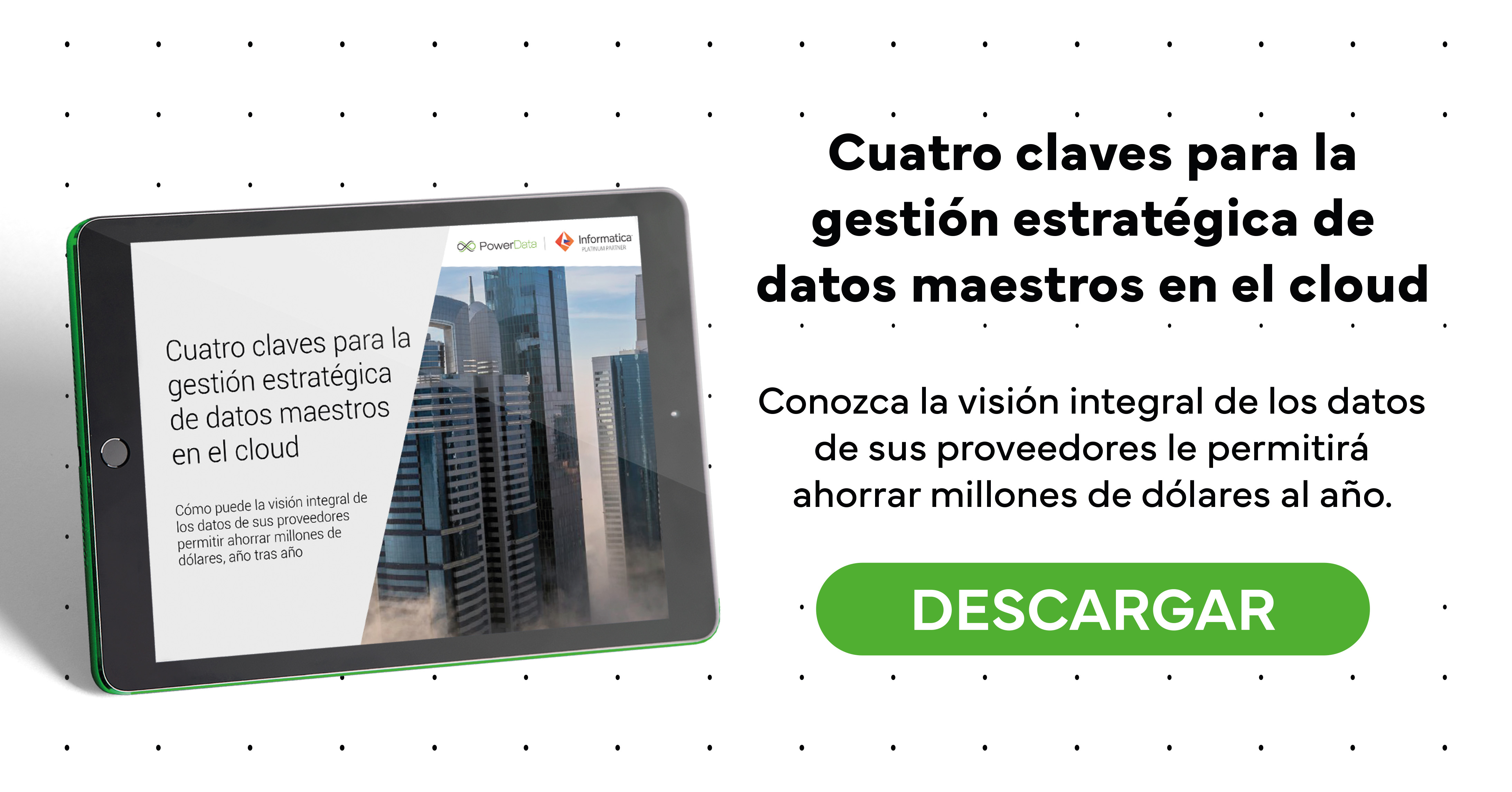 Cuatro claves para la gestión de datos maestros en el cloud
